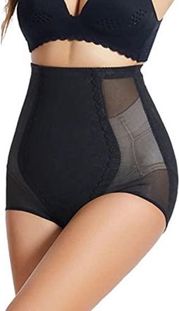 Generic Lot de Culotte Femme Coton Dames Confortable façonnage Taille Haute dans Un Pantalon Post-Partum dans la Taille beauté Hanche Levage Pantalon Respiran