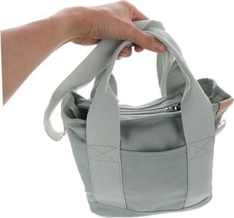 Frcolor Sac Fourre-tout pour Femmes Toile Multi-poches Sac à Main Convertible Bandoulière et Porté Main Léger pour Travail Voyage et Quotidien