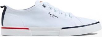 Pepe Jeans London Trainers Kenton Smart 22 Blanc