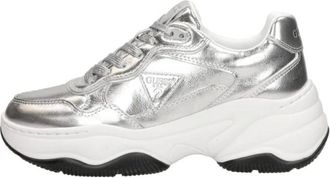 Guess Femme, Chaussures, Gris, Taille: 41 EU Hapyy Chunky Baskets