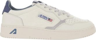 Autry Homme, Chaussures, Bleu, Taille: 43 EU Baskets en cuir Medalist