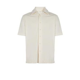 Editions 102 Gerades Baumwollhemd - Beige