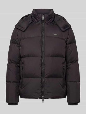 Calvin Klein Regular Fit Daunenjacke mit abnehmbarer Kapuze