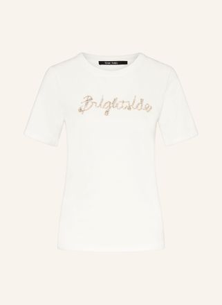 Marc Aurel Marc Aurel T-Shirt Mit Schmucksteinen weiss