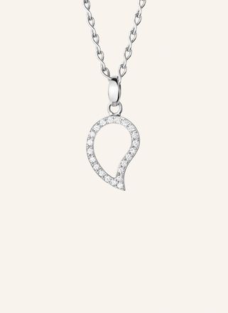 Tamara Comolli Tamara Comolli Anh&auml;nger Pendant Signature Small Diamond Pav&eacute; Mit Diamant Pav&eacute; 18k Wei&szlig;gold silber