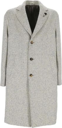 Lardini Manteau &agrave; boutonni&egrave;re - Homme - Manteaux - Gris - Taille: XL