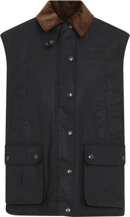 Miu Miu Damen, Jacken, Schwarzk, XSGröße