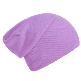 DonDon Mütze Herren Mütze Damen Wintermütze Slouch Beanie - Flieder