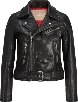 Jack & Jones JACK & JONES Lederjacke Damen, Schwarz, XL