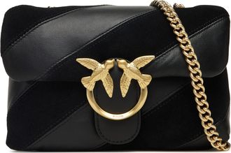 Pinko Handtasche PINKO Love Puff Mini Cl AI 25-26 PLTT 100039 A2JY Schwarz