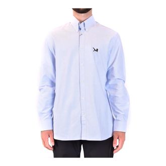 Calvin Klein Klassisches blaues Hemd - - Shirts - Herren - Blau - XL