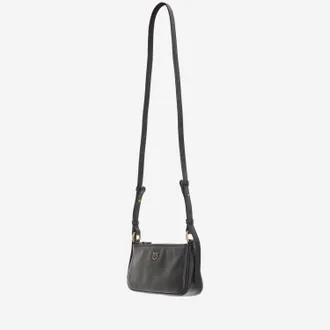 Pinko Half Moon Shoulder Bag - Black