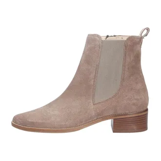 Paul Green Femme, Chaussures, Beige, Taille: 38 1/2 EU Bottine pointue en daim