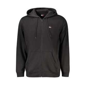 Tommy Hilfiger Homme, Sweatshirts et sweats &agrave; capuche, Noir, Taille: XL Pull en Coton Noir Col Rond Classique