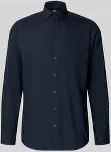 Jake*s Regular Fit Business-Hemd mit Knopfleiste