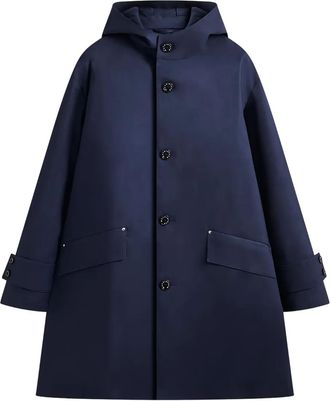 Mackintosh manteau Humbie Raintec à capuche - Bleu