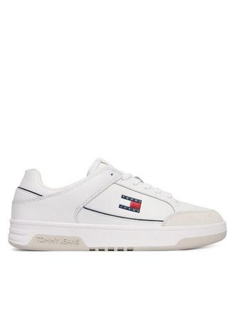 Tommy Jeans Sneakers Tjm Cupsole Leather EM0EM01660 Wei&szlig;
