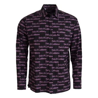 Dolce & Gabbana Casual Shirt - - Shirts - Herren - Schwarzk - M