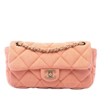 Chanel Sac bandouli&egrave;re matelass&eacute; Pre-owned - Femme - Pre-owned - Rose - Taille: ONE Size