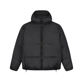 Arte Femme, Vestes, Noir, Taille: S Urban Cropped Puffer Jacket