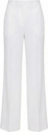 PESERICO Femme, Pantalons, Blanc, Taille: 38 FR Pantalon Large Droit