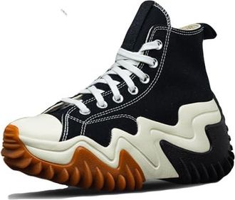 Converse Baskets Run Star pour Femme, Noir/Blanc, 40.5 EU