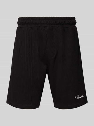 Pegador Sweatshorts mit Logo-Stitching und Eingrifftaschen