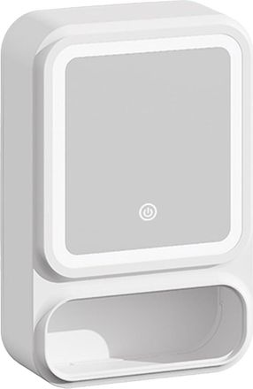 Generic LED-Spiegelschrank - 42 X 28 X 11,5 cm Badezimmerspiegel Mit Aufbewahrungsorganisator, Magnetischer T&uuml;r-Taschentuchspender, Modernes F&uuml;r Shampoo-Make-