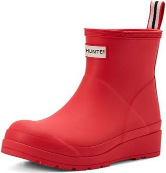 Hunter Femme Play Short Botte de Pluie, Red, 38 EU