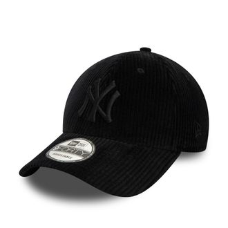 New Era MLB Cap New York Yankees 9Forty Cord verstellbar NY Logo Tonal schwarz - One-Size