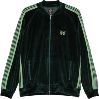Needles Veste dentra&icirc;nement &agrave; col montant - Homme - Sport - Vert - Taille: L