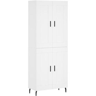 vidaXL Highboard Weiß 69,5x34x180 cm Holzwerkstoff Vidaxl