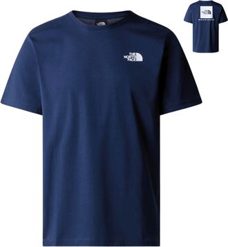 The North Face Herren Box NSE T-Shirt, Summit Navy/TNF White, XL
