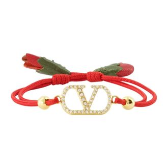 Valentino Garavani Bracelet Vlogo - - Accessories - Damen - Rot - ONE SIZE