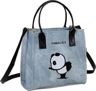 Generic Sac &agrave; bandouli&egrave;re motif panda de dessin anim&eacute;, sac &agrave; bandouli&egrave;re tendance pour femme, sac &agrave; main fourre-tout de rangement, A1, 22.0*20.0*1.0