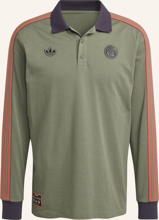 adidas Originals Adidas Originals Fc Bayern München Terrace Icons Langärmeliges Poloshirt gruen