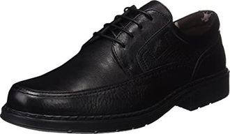 Fluchos | Zapato de Hombre | Clipper 9579 Cidacos Negro Zapatos Confort | Zapato de Piel de Ternera de Primera Calidad | Cierre Con Cordones | Piso de Goma Pe