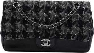 Chanel Pre-owned Vintage Double Flap Schultertasche - - Pre-owned - Damen - Schwarzk - ONE SIZE