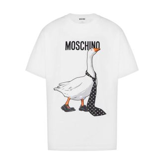 Moschino Herren, Oberteile, Wei&szlig;, SGr&ouml;&szlig;e