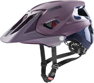 Uvex quatro integrale - extrem leichter MTB-Helm für Damen und Herren - individuelle Größenanpassung - verstellbarer Schirm - plum navy matt - 56-61 cm