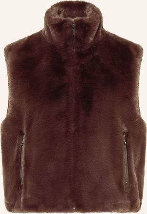 Rino&Pelle Rino & Pelle Kunstfell-Weste rot