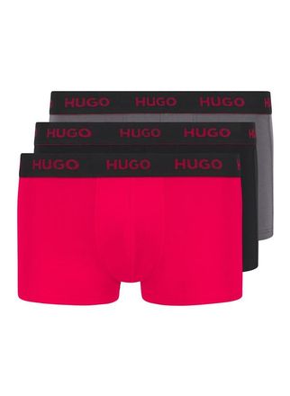 HUGO BOSS Herren Trunks grau Baumwolle & Mix unifarben