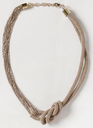 Fabiana Filippi Collier ras-du-cou multi-rangs avec cristaux et pierres pr&eacute;cieuses