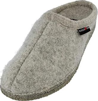 Haflinger Haflinger Mixte Adulte Walktoffel Alaska Chaussons Mules, Gris (Steingraumeliert 84), 46 EU