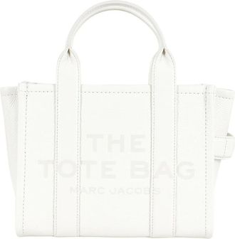 Marc Jacobs Femme, Sacs, Blanc, Taille: ONE Size The Leather SmallTote