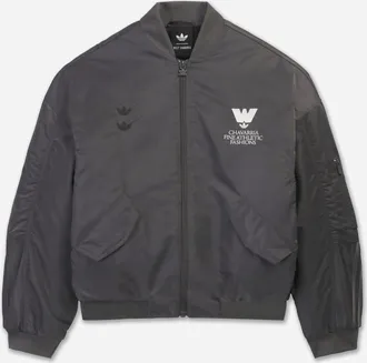 adidas Men s Willy Chavarria Bomber Jacket Grey