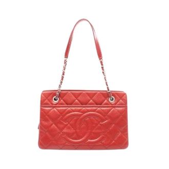 Chanel Pre-owned Matelasse Tote Bag aus genarbtem Kalbsleder - - Pre-owned - Damen - Rot - ONE SIZE