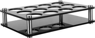 Amosfun Cocktailglas Pr&auml;sentationsst&auml;nder Acryl Schnapsglasst&auml;nder Servierplatte Schnapsglas Pr&auml;sentationsst&auml;nder Bar Weinglas Organizer Halter Organizer Acry