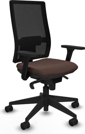 Piqueras y Crespo Isomalla Horna Stuhl mit 3D-Armen, h&ouml;henverstellbare Lendenwirbelst&uuml;tze, ausgestattet mit 5 Positionen und injiziertem Schaum. Mit Rollen von 65 mm Ny