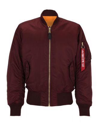 Alpha Industries &Uuml;bergangsjacke MA-1 HERITAGE BOMBER JACKET DARK CHERRY